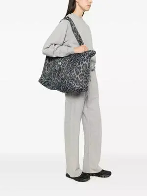 Adidas Leopard-print Backpack - Grey