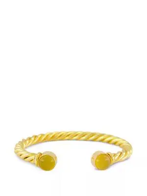 Sylvia Toledano Eros Onyx Cuff Bracelet - Gold