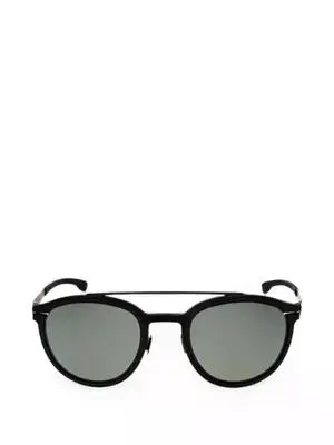 IC! BERLIN Round-frame Sunglasses - Black