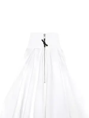 Givenchy Tie-neck Pleated Mini Dress