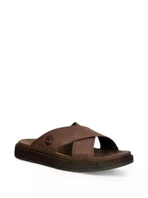 Timberland Cross-strap Leather Sandals