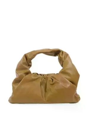 Bottega Veneta Medium Leather Clutch Bag - Neutrals