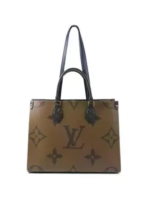 LOUIS VUITTON Monogram Giant On The Go Tote Bag - Brown