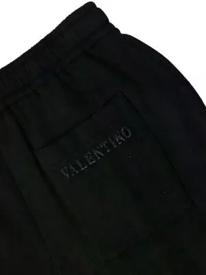 Valentino Garavani Logo-embroidered Drawstring Shorts