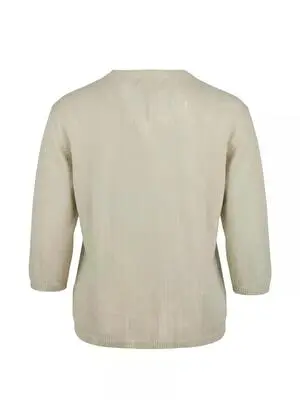 Valentino Garavani Sequin-embellished Floral-patch Sweater