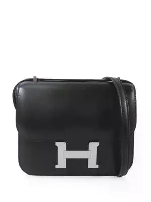 Hermès Mini Constance Shoulder Bag - Black