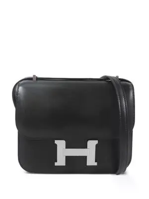 Hermès Mini Constance Shoulder Bag - Black