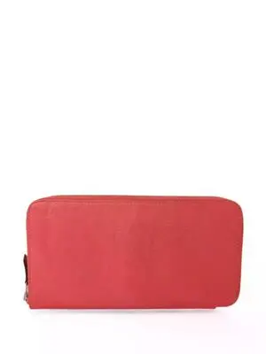 Hermès Silk In Epsom Leather Wallet - Pink
