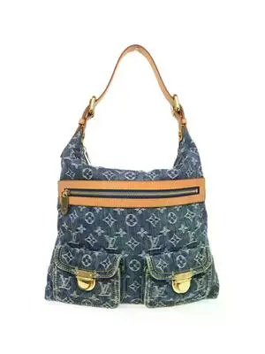 LOUIS VUITTON 2006 Gm Baggy Denim Shoulder Bag - Blue