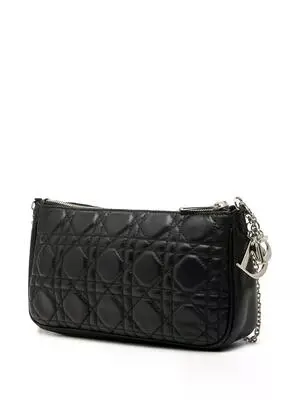 Dior 2009 Lambskin Cannage Pochette Shoulder Bag