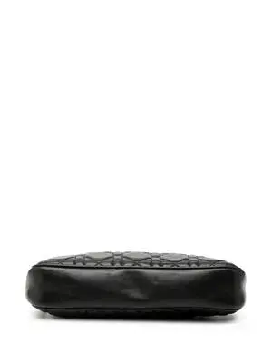 Dior 2009 Lambskin Cannage Pochette Shoulder Bag