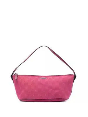 Gucci 2000-2015 Gg Canvas Boat Handbag - Pink
