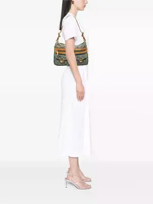 LOUIS VUITTON 2006 Monogram Denim Baggy Pm Shoulder Bag