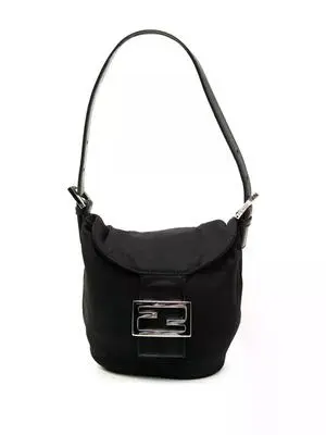 Fendi 2000-2010 Nylon Handbag - Black
