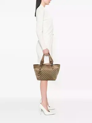 Gucci 2016-2026 Gg Canvas Icon Bit Tote Bag