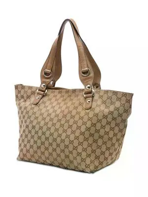 Gucci 2016-2026 Gg Canvas Icon Bit Tote Bag