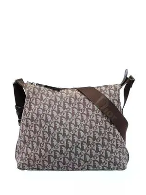 Dior 2002 Diorissimo Trotter Canvas Crossbody Bag - Brown