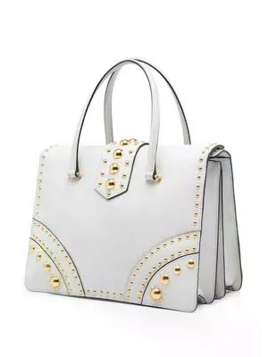 Prada 2010-2026 Studded Saffiano Turnlock Handbag