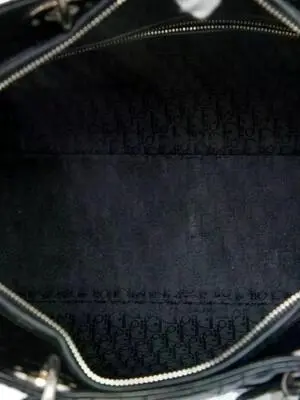 Dior 2010 Extra Large Patent Cannage Lady Satchel