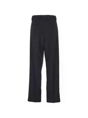 BOSS Pleated Straight-leg Trousers