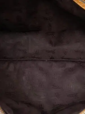 Gucci 2016-2026 Medium Gg Canvas Bamboo Libeccio Tote Bag