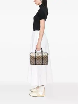 Gucci 2016-2026 Medium Gg Crystal Joy Boston Bag - Neutrals
