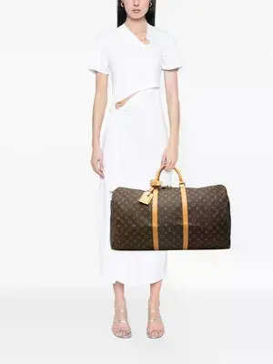 LOUIS VUITTON 1998 Monogram Keepall 60 Travel Bag