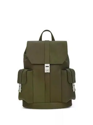 FERRAGAMO Utility Backpack With Hug Buckles - Green