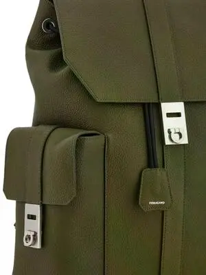 FERRAGAMO Utility Backpack With Hug Buckles