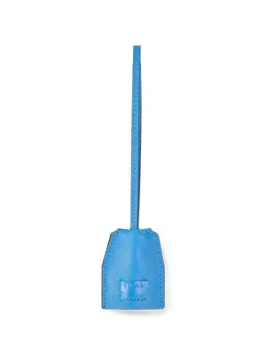 Paul Smith Bright Leather Keyring - Blue