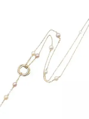 Cartier 2010s Trinity Pearl Necklace