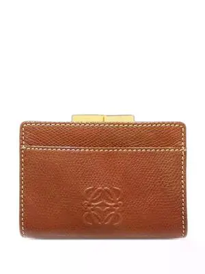 Loewe 2010-2026 Leather Anagram Coin Pouch - Brown