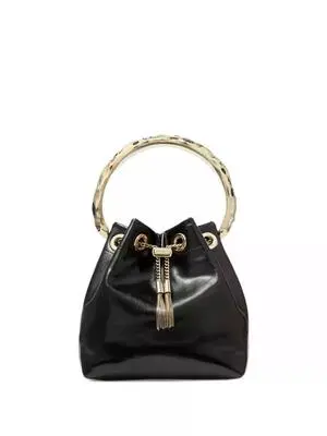 JIMMY CHOO Bon Bon Bucket Bag - Black
