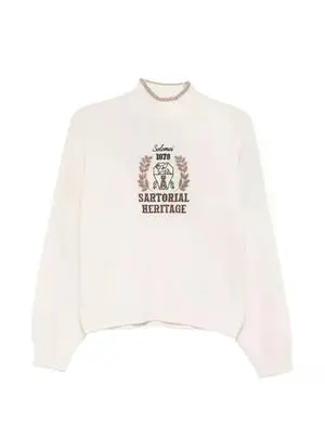 Brunello Cucinelli Sartorial Heritage-embroidered Cashmere Sweater