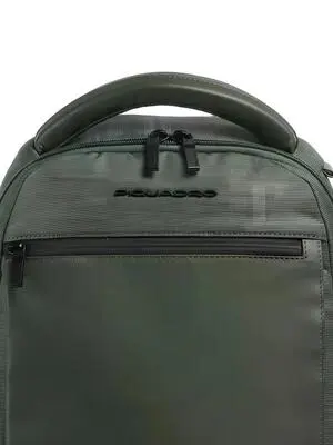 PIQUADRO Logo-plaque Panelled Backpack