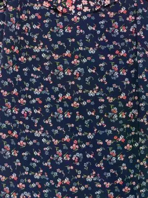 Michael Kors Floral-print Ruffled Dress
