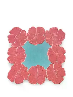 DYVOSHYV Dance Of Flower Embroidered Table-linen Set