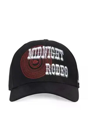 MIDNIGHT RODEO Embroidered Baseball Cap - Black
