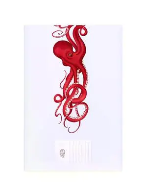 DYVOSHYV Octopus's Hospitality Tablecloth And Napkins Set - White