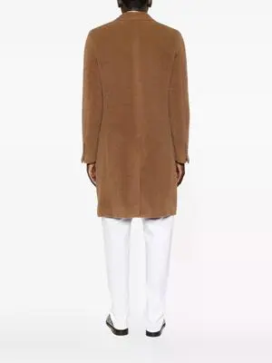 Canali Double-breasted Peak-lapel Coat