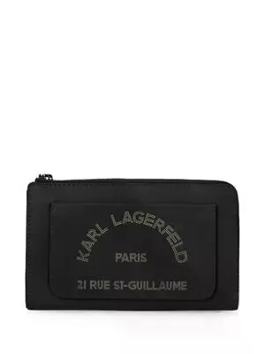 Karl Lagerfeld K/daily Zip Around Wallet - Black