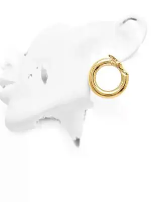 TRUSSARDI Greyhound-detail Hoop Earrings