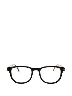 DB EYEWEAR BY DAVID BECKHAM Rectangle Frame Glasses - Black
