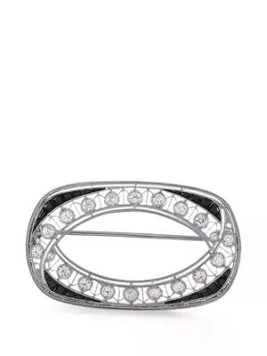 LB EXCLUSIVE Diamond And Sapphire Brooch