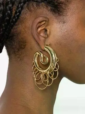 PANCONESI Serpent Hoop Earrings - Gold