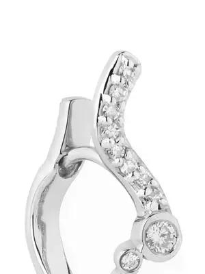 MARIA BLACK 14k White Gold Diamond Earring