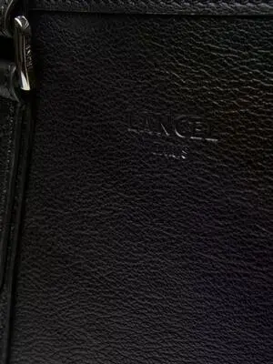 LANCEL Grained-leather Laptop Bag