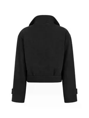 Giorgio Armani Shawl-collar Cropped Jacket