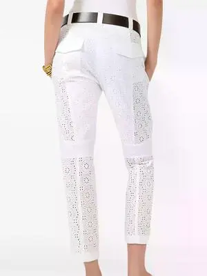 Barbara Bui Broderie-anglaise Straight Trousers