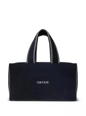 Versace Terry-cloth Jacquard Gym Bag